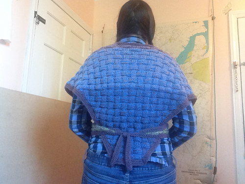 Ravelry: Sonntag with Ermine Border pattern by Lion Brand Yarn
