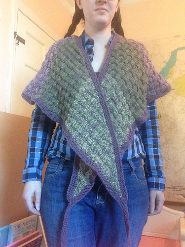 Ravelry: Sonntag with Ermine Border pattern by Lion Brand Yarn