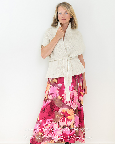 Ravelry: Belted Box Vest pattern by Natalia Kononova