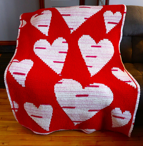 Ravelry: Be My Valentine Mosaic pattern by Nathalie Picotte