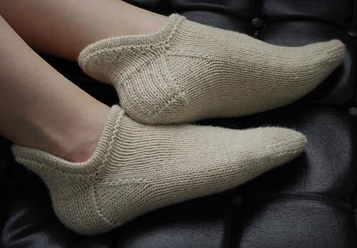 Ravelry: Pierogi Slipper Socks pattern by Sarah Jordan