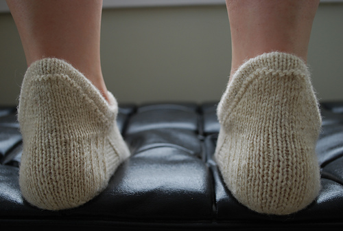 Ravelry: Pierogi Slipper Socks pattern by Sarah Jordan