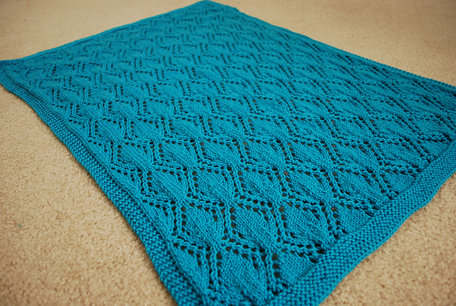 Ravelry: Gothic Leaves Baby Blanket pattern by Sarah Jordan