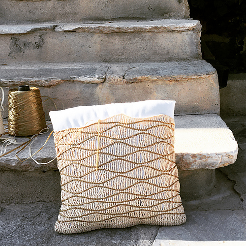 Ravelry: See Through Pillow pattern by PLEXTO