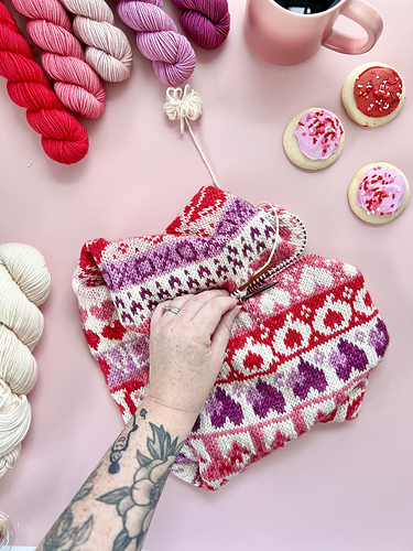 Ravelry: Valentine's 2 Doodle (Infinity Cowl) pattern by Jamie Lomax