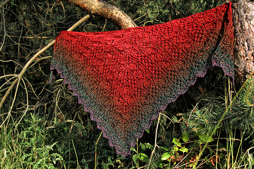 Ravelry: Rutka shawl pattern by Martika Grabowska