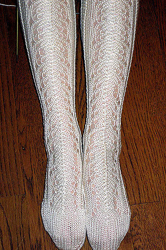Ravelry: Silk Stockings pattern by Annie Modesitt
