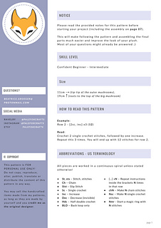 Ravelry: Pokemon Morelull pattern by Beatrice Gröger