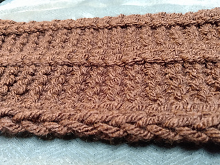 Ravelry: Garter and Rib reversible scarf pattern by Anna Berns