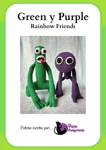 Ravelry: Green and purple, RAINBOW FRIENDS pattern by Adriana Gómez
