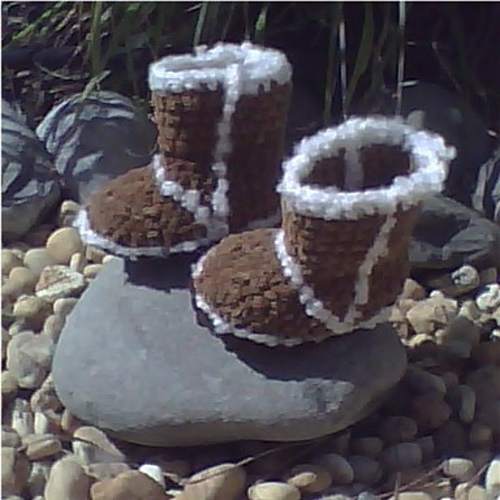 Ravelry: Ugg Booties Revisited pattern by Pamapaloza G
