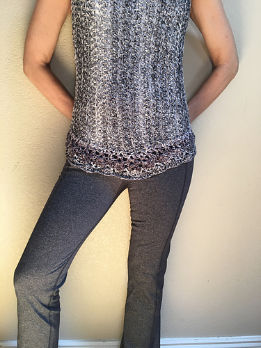Ravelry: Cutout Shoulder Top pattern by Pamela Stone