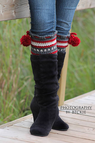 Ravelry: Dylan Leg Warmer Boot Cuffs pattern by Sincerely Pam