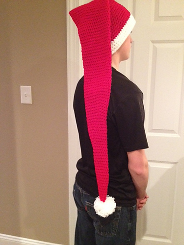 Ravelry: Extra Long Santa Hat pattern by Pamela Bastian