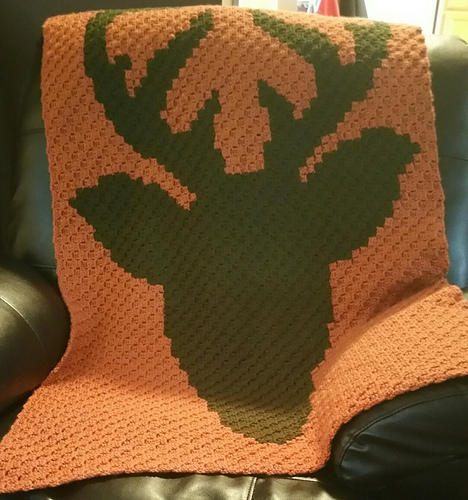 Ravelry: C2C Buck Afghan pattern by Pamela Bastian