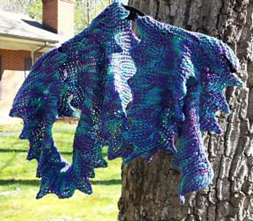 Ravelry: Dragon Tail Scarf pattern by Renee Van Hoy