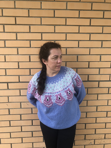 Ravelry: Bear yoke sweater adult pattern by Yana Markevich