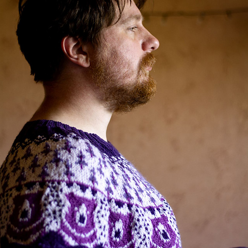 Ravelry: Bear yoke sweater adult pattern by Yana Markevich