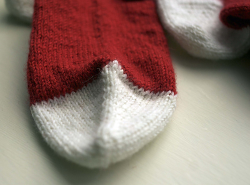 Ravelry: Red Sox Socks pattern by Jennifer Wendell