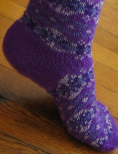 Ravelry: PURPLE PASSION: The Socks pattern by Deborah Tomasello