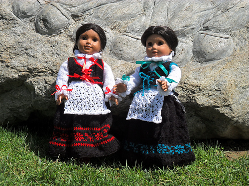 Ravelry: Italian folk dance costume pattern by Patricia Renwick
