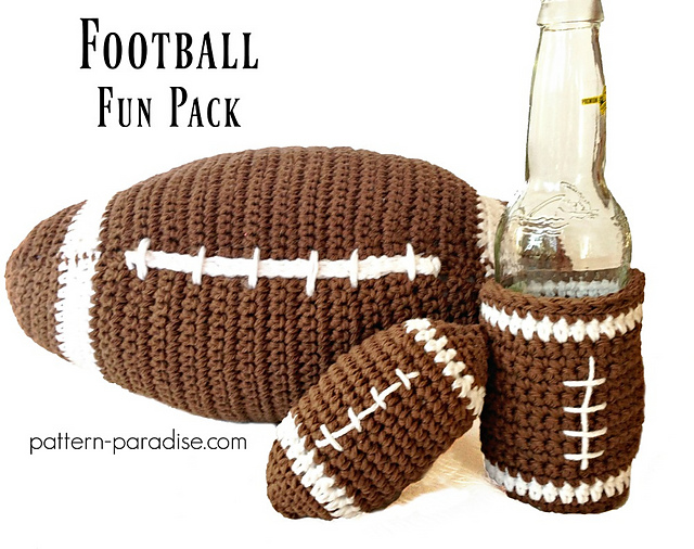 Ravelry: Football Fun Set 12-120 pattern by Maria Bittner