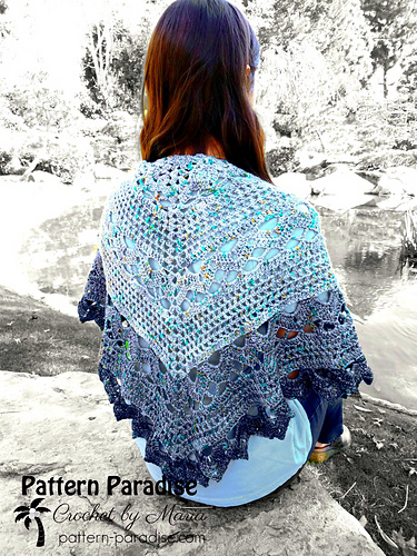 Ravelry: Spring Showers Shawl pattern by Maria Bittner