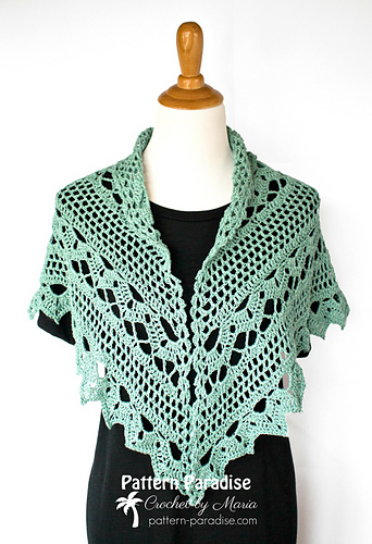 Ravelry: Spring Showers Shawl pattern by Maria Bittner