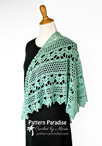 Ravelry: Spring Showers Shawl pattern by Maria Bittner