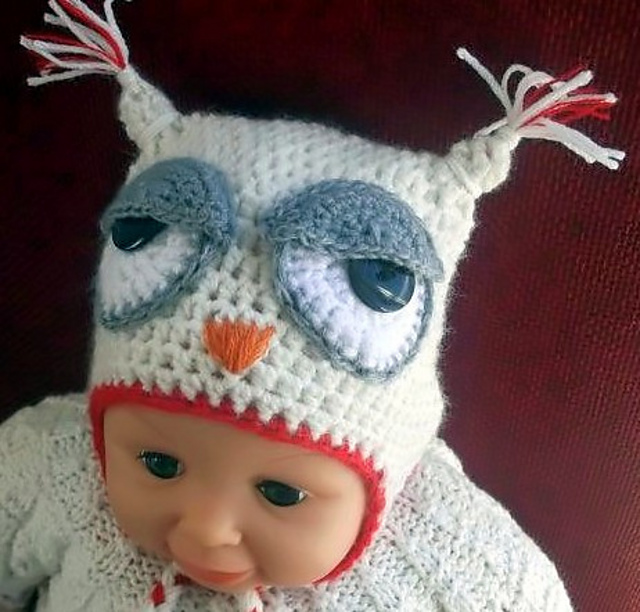 Ravelry: Owl Hat pattern by Pattern Studio
