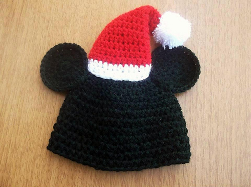 Ravelry: Mickey Mouse Christmas Hat pattern by Pattern Studio