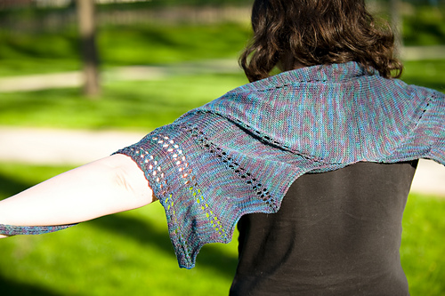 Ravelry: Dragon Wing Shawl pattern by Patti Waters