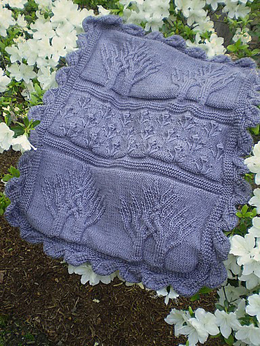 Ravelry: Baby Tree of Life Throw pattern by Nicky Epstein