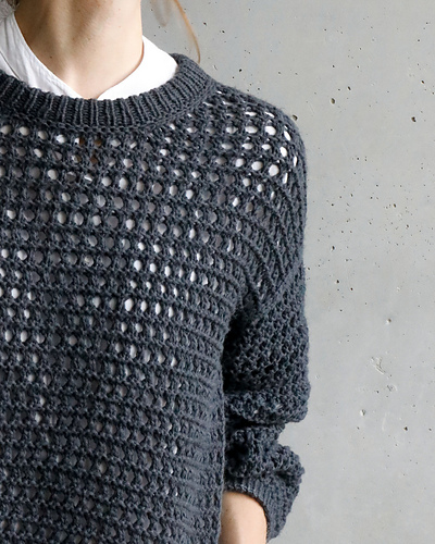 Ravelry: MESH Sweater pattern by Susanne Müller