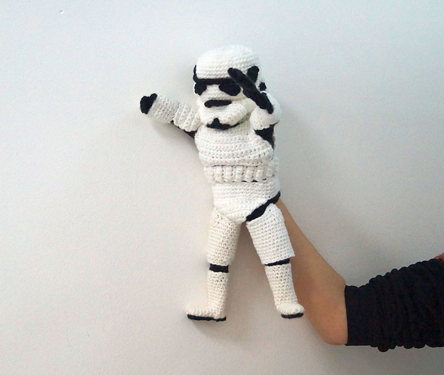 Ravelry: Imperial Stormtrooper Hand Puppet pattern by Paula Tant
