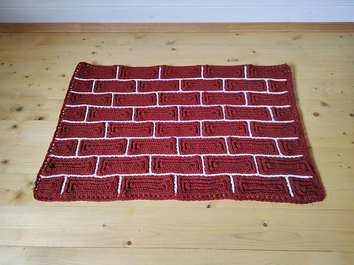 Ravelry: Bricks Rug pattern by Paula Tant