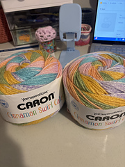 Ravelry: Caron Cinnamon Swirl Cakes