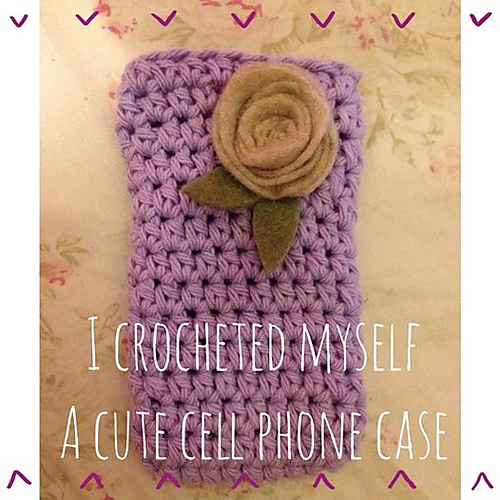 Ravelry: Easy Cell Phone Case pattern by Naztazia