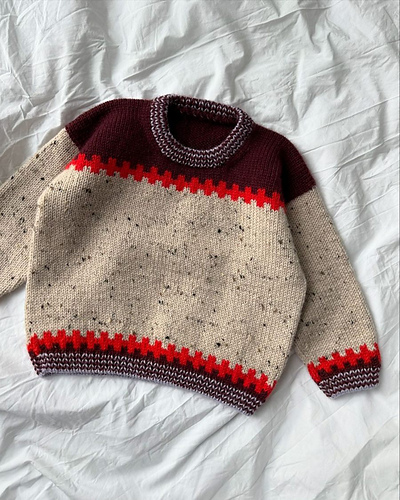 Ravelry: Cross Sweater Junior pattern by PetiteKnit