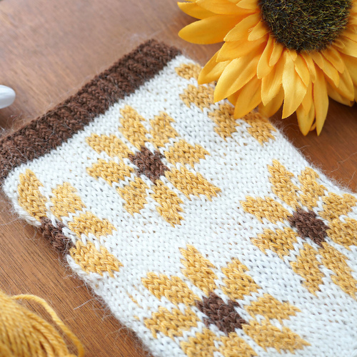 Ravelry: Summer Sunflower Socks pattern by Sarah Jackson - Knitt In The ...