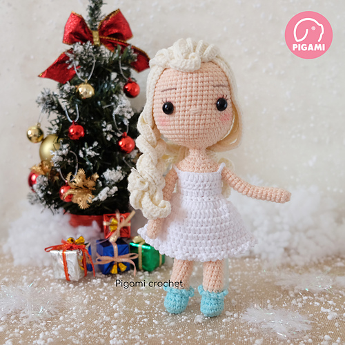 Ravelry: Elsa amigurumi pattern by Pigami Crochet