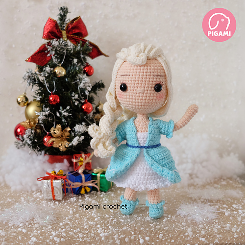 Ravelry: Elsa amigurumi pattern by Pigami Crochet