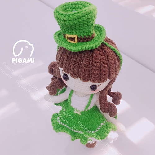 Ravelry: St Patrick Doll amigurumi pattern by Pigami Crochet