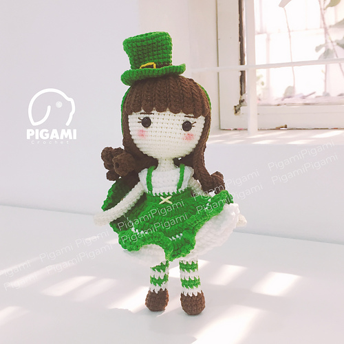 Ravelry: St Patrick Doll amigurumi pattern by Pigami Crochet