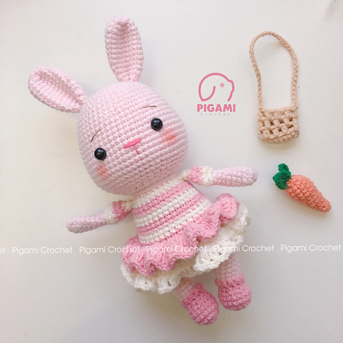 Ravelry: Bunny amigurumi pattern by Pigami Crochet