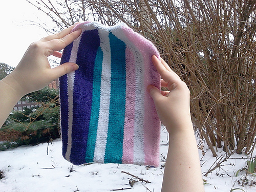 Ravelry: Side-to-side hat pattern by Silvia Heke mai