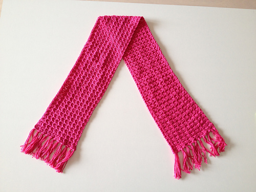 Ravelry: Pink Scarf for girls pattern by Pia Rosenberg