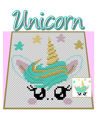 Ravelry: Unicorn Graphgan pattern by Sandra Guggenberger