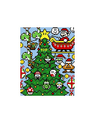 Ravelry: Christmas with Mario - graphghan pattern by Sandra Guggenberger