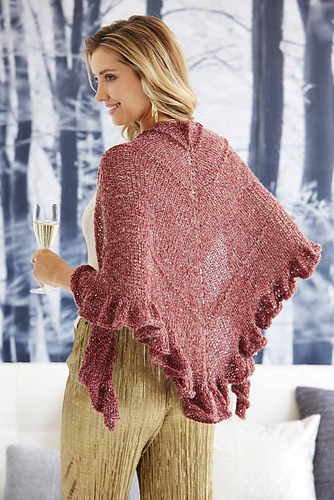 Ravelry: #14 Ruffled Shawl pattern by Lori Steinberg